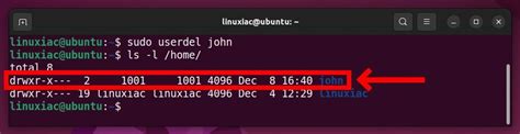 How To Remove User In Linux Using The Command Line