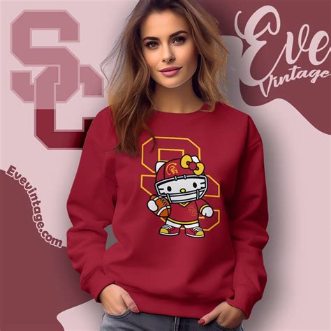 Usc Trojans Hello Kitty Shirt Eve Vintage