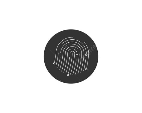 Finger Print Vector Icon Touch Password Web Vector Touch Password
