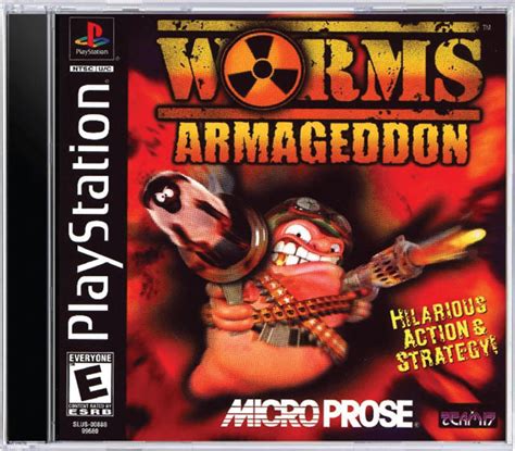 Worms Armageddon For Sony Playstation 1 Ps1 Tvgc