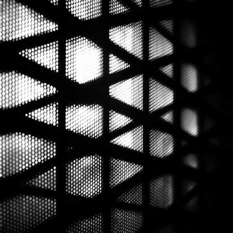 Free Shadows Through Mesh Image Minimal Geometric Abstract