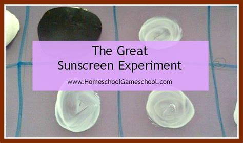 The Great Sunscreen Experiment Science Fair Science Fair Projects