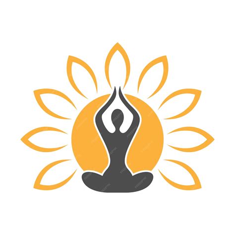Premium Vector Yoga Logo Icon Design