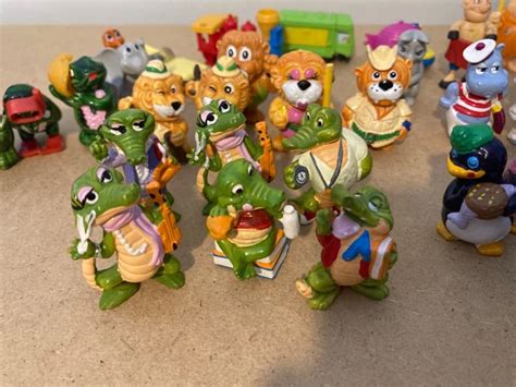 Vintage Ferrero Kinder Egg Toys Over 60pcs Terrapins Penguins Lions