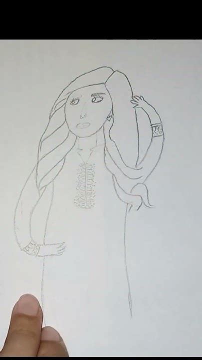 Girl Sketch Drawing Afther And Before Drawing Easy Sketch Drawing