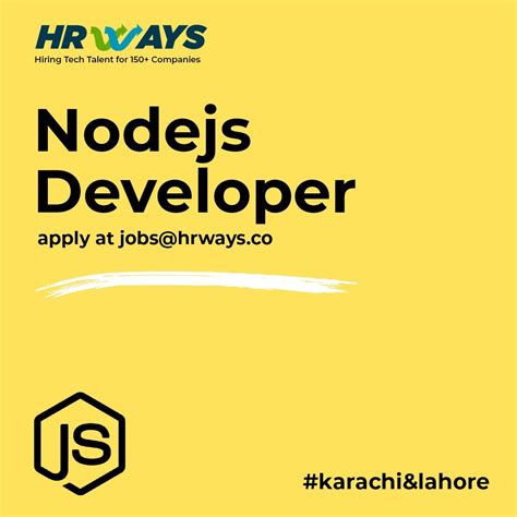 madiha shamim on linkedin hiring node js developer for the fastest