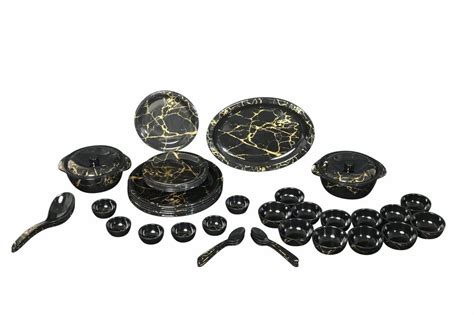 Tibros Melamine Dinner Set 44 Pcs Aster Prime Series At ₹ 2574 Set Melamine Dinnerware In