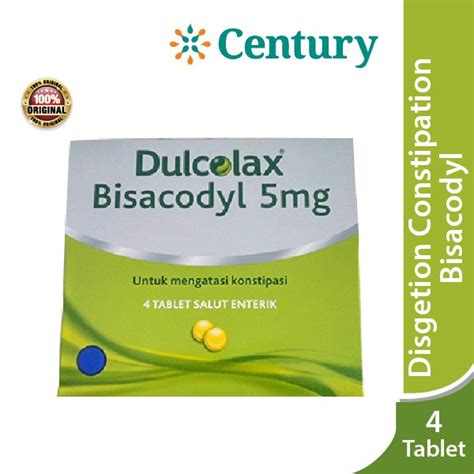 Jual Dulcolax Tablet 4 Tablet Obat Susah Bab Konstipasi Sembelit Shopee Indonesia