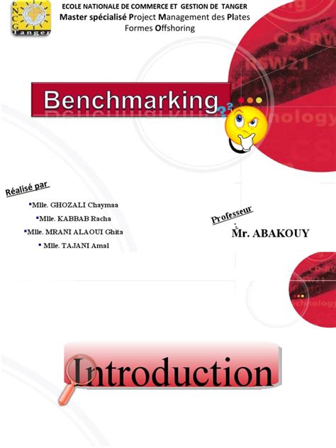 Bench Marking Pdf Analyse Comparative Maroc