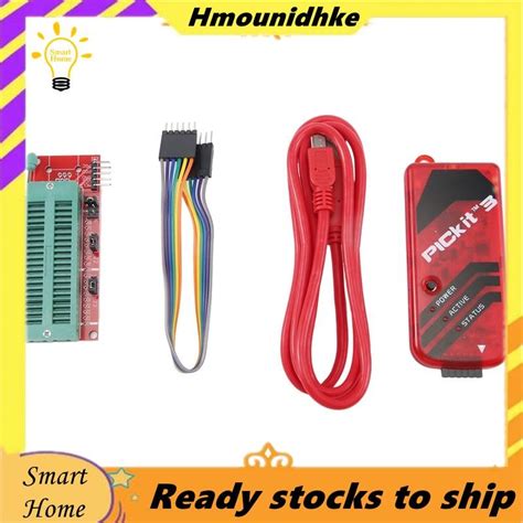 Pickit3 โปรแกรมเมอร์ Pic Icd2 Pickit 2 3 อะแดปเตอร์การเขียนโปรแกรม เบาะโปรแกรมเมอร์สากล Fz0508