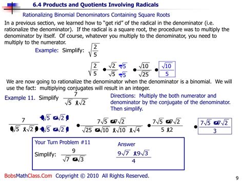 Ppt Multiplying And Dividing Radical Expressions Guide Powerpoint