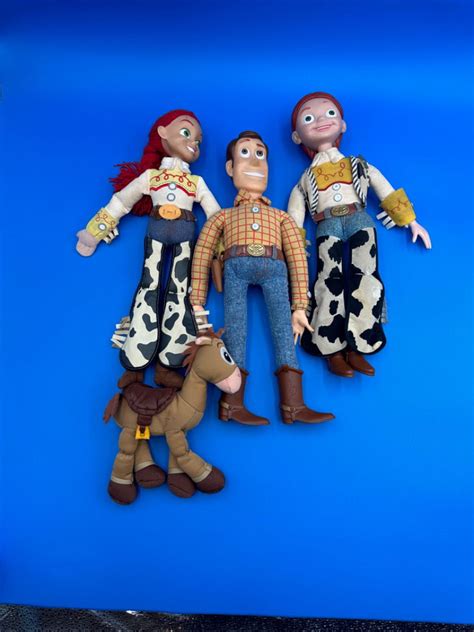 Lot 83 Vintage Disney Pixar Toy Story Woody Jessie And Bullseyesee