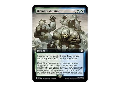Biomass Mutation R Foil [pip 0475] [en] Fallout Snkrdunk