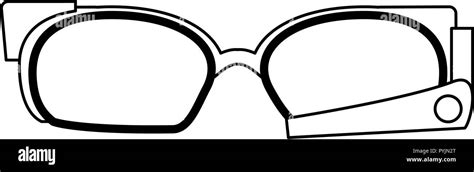 Smartglasses Wearable Technology Isolated Vector Illustration Graphic