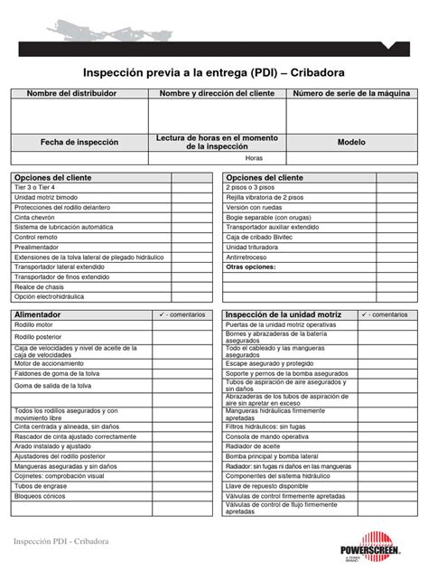 9 8 2013 Pdi Checklist Screen Es Descargar Gratis Pdf