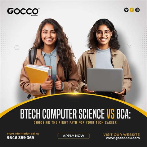 Btech Computer Science Vs Bca Navigating Your Tech Career Path Gocco