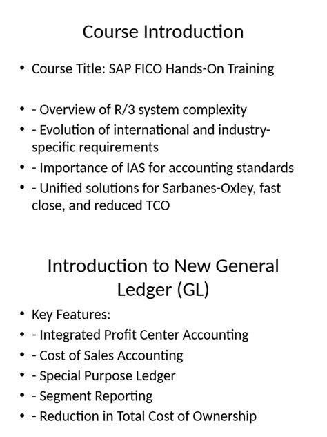 Sap Fico Training Pdf