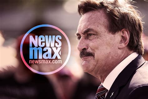 Newsmax Sends Reporter To Heckle Fox News For Not Airing Mike Lindells