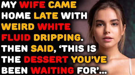 My Wife Came Home Late With Weird White Fluid Dripping Cheating Wife Youtube