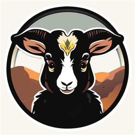 Premium Vector American Pygmy Goat Sticker Vector Illustration