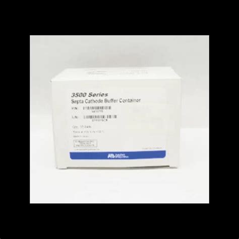 Contenedor De Tampón Catódico Septa Para 3500 Y Seqstudio™ Flex
