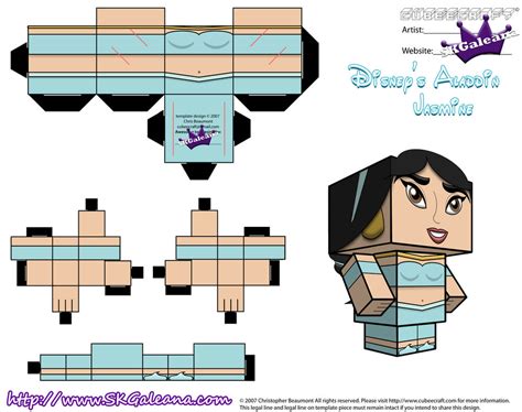 Disney Princess Jasmine Cubeecraft Part 2 By Skgaleana On Deviantart