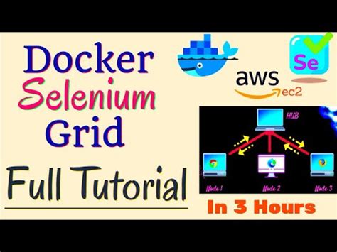 Docker Selenium Grid Full Tutorial For Test Automation Run Selenium Tests On Docker