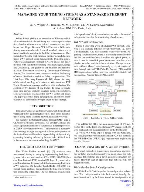 Pdf Managing Your Timing System As A Standard Ethernet Network Dokumen Tips