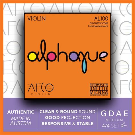 Alphayue By Thomastik Infeld Violin String Set Shopee Philippines