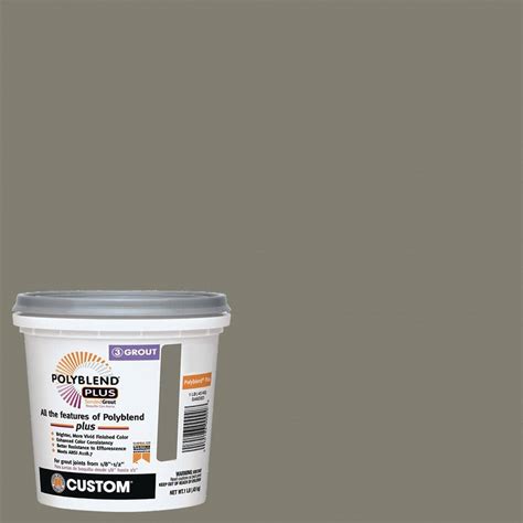 Custom Building Products Polyblend Plus 09 Natural Gray 1 Lb Sanded Grout Pbpg091 The Home Depot