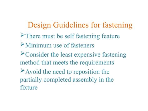 Dfx Design For Assembly Dfx Design For Assembly Pptx