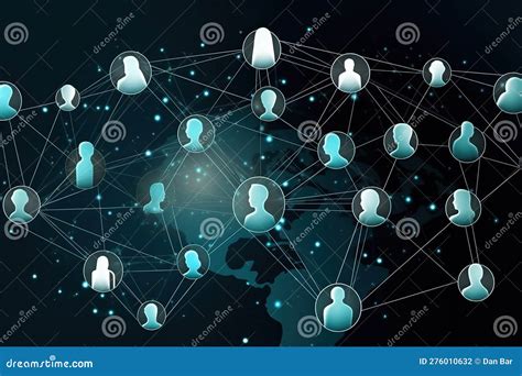 Social Media Communication Link Virtual Reality Global Interconnection Between Users