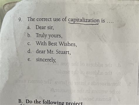 9 The Correct Use Of Capitalization Is A Studyx