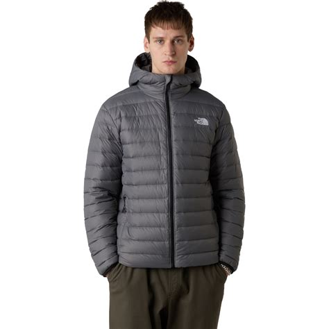 The North Face Classic Down Hooded Jacket Men Smoked Pearl Bike24