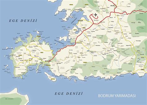 Map Of Bodrum Turkey And Kos Greece At Yvonne Park Blog