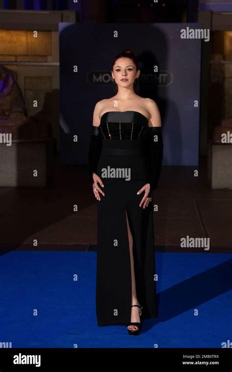 Sofia Asir Poses For Photographers Upon Arrival For The Special Screening Of Moon Knight At The