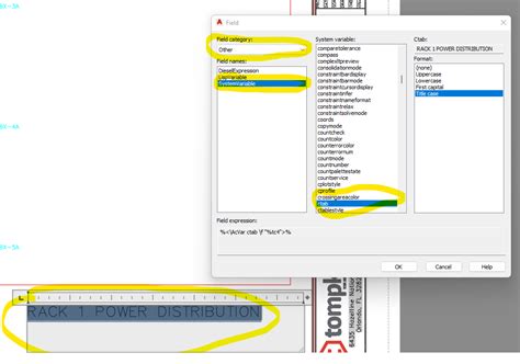 Solved Fill In Project Title Block With Layout Tab Name Autodesk Community