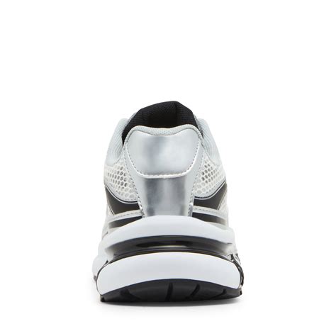 Thaedeus Trainer White Black Steve Madden Uk