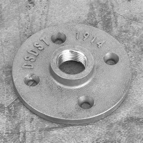 Base De Bride Dn15 1 2 Po En Alliage Daluminium Duokon Résistante à La Corrosion 4 Trous