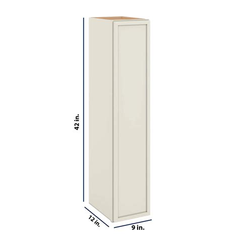 Modernform Cabinet Slim Dove White 09 W X 42 H X 12 D Single Door W