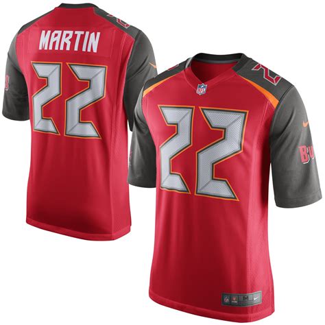 Doug Martin Tampa Bay Buccaneers Official Nfl Nike Jersey Red Classic