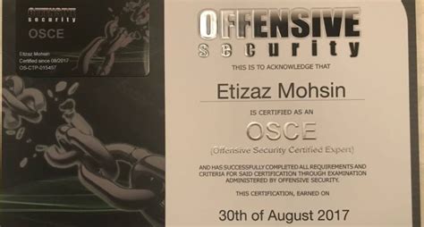 Offensive Security Certified Expert Osce Review