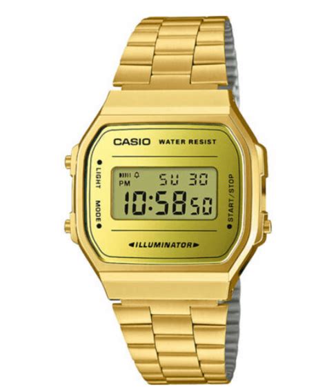 Casio Vintage A168wegm 9df Digital Uni Sex Watch Gold Casio Vintage A168wegm 9df Digital Uni Sex Watch Gold