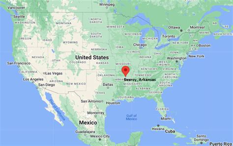 Where Is Searcy Ar Usa Location Map Of Searcy Arkansas