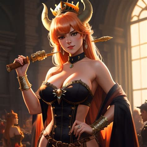 Sexy Bowsette By Mr Shirts On Deviantart
