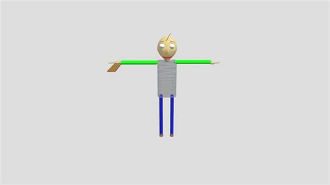 Baldi Roblox Download Free 3d Model By Baldimodelsandstuff