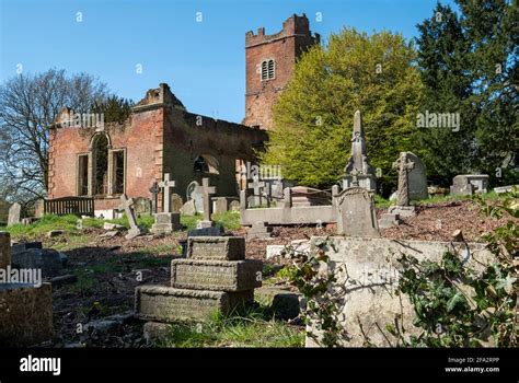 Ruins Of 17th Century St John The Evangelists Church On Old Church