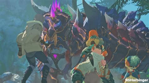 Monster Hunter Stories 3 Honed Glavenus Boss Fight Gameplay Showcase