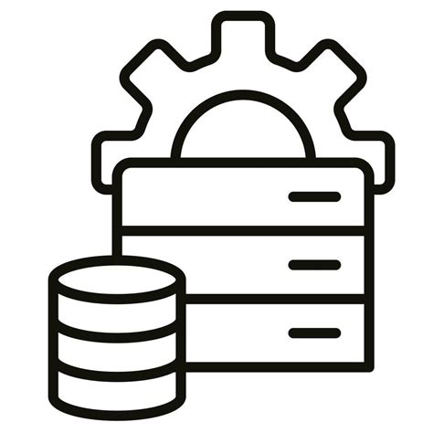 Data Center Optimization Icon Line Vector Illustration 39885602 Vector Art At Vecteezy