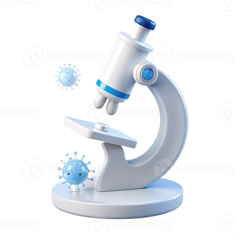 Microscope Examining Tiny Virus 52558778 Png